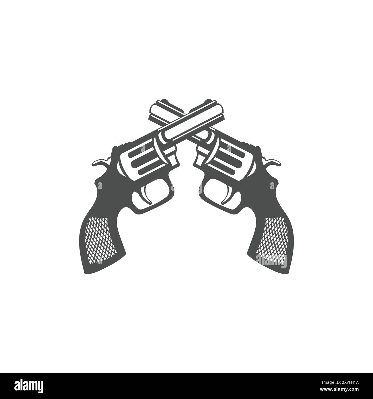 Vintage cowboy revolver Black and White Stock Photos & Images - Alamy