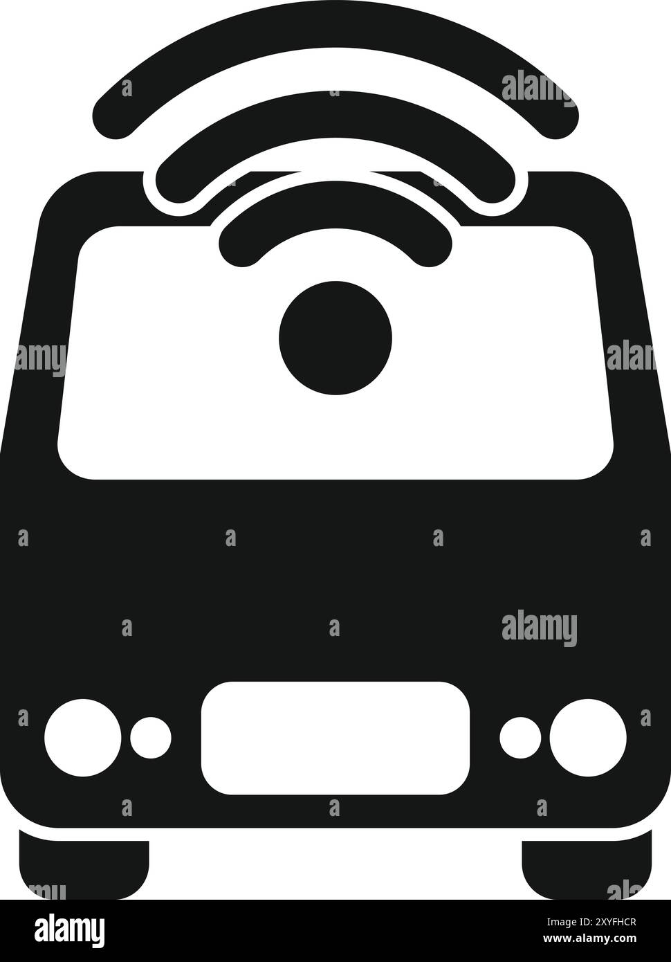 Self driving bus Black and White Stock Photos & Images - Alamy
