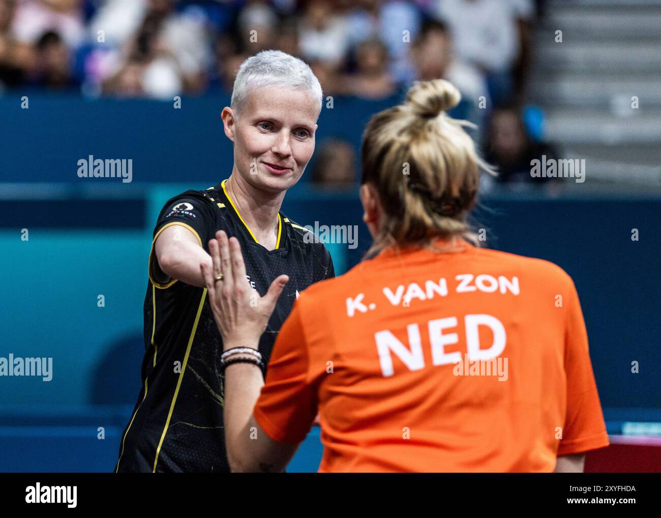 PARIS, FRANCE - AUGUST 29: Stephanie GREBE (GER) (in picture ...