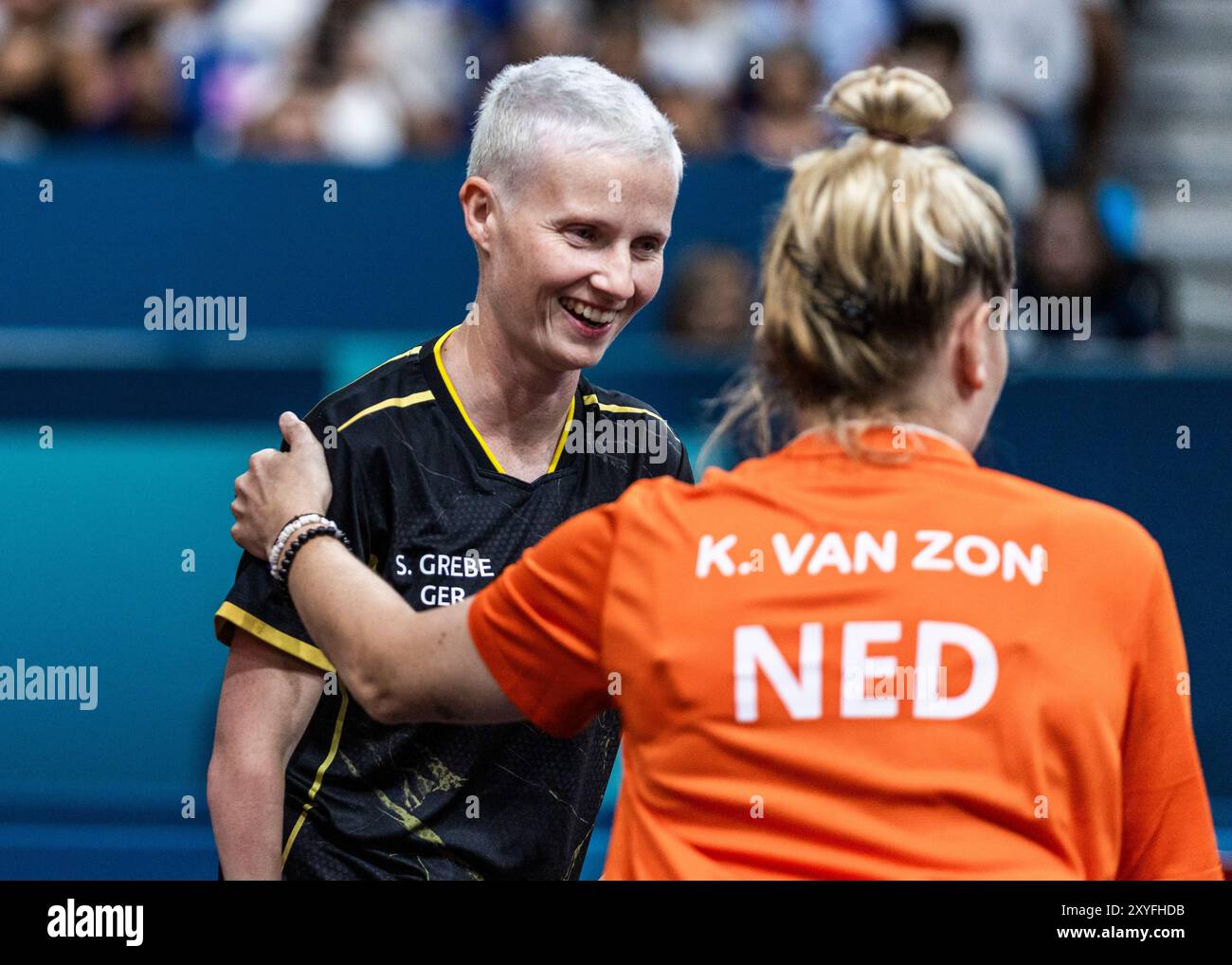 PARIS, FRANCE - AUGUST 29: Stephanie GREBE (GER) (in picture ...