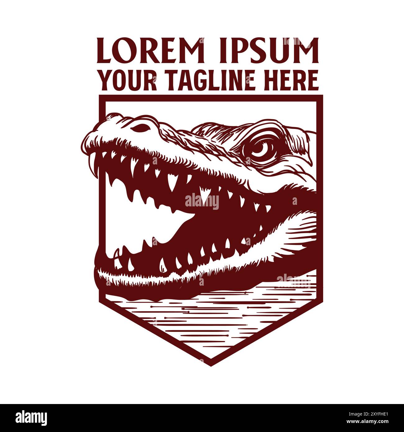 Angry caiman Cut Out Stock Images & Pictures - Alamy