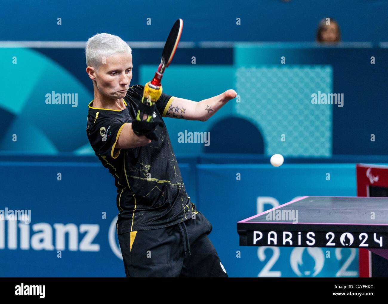PARIS, FRANCE - AUGUST 29: Stephanie GREBE (GER) (in picture ...