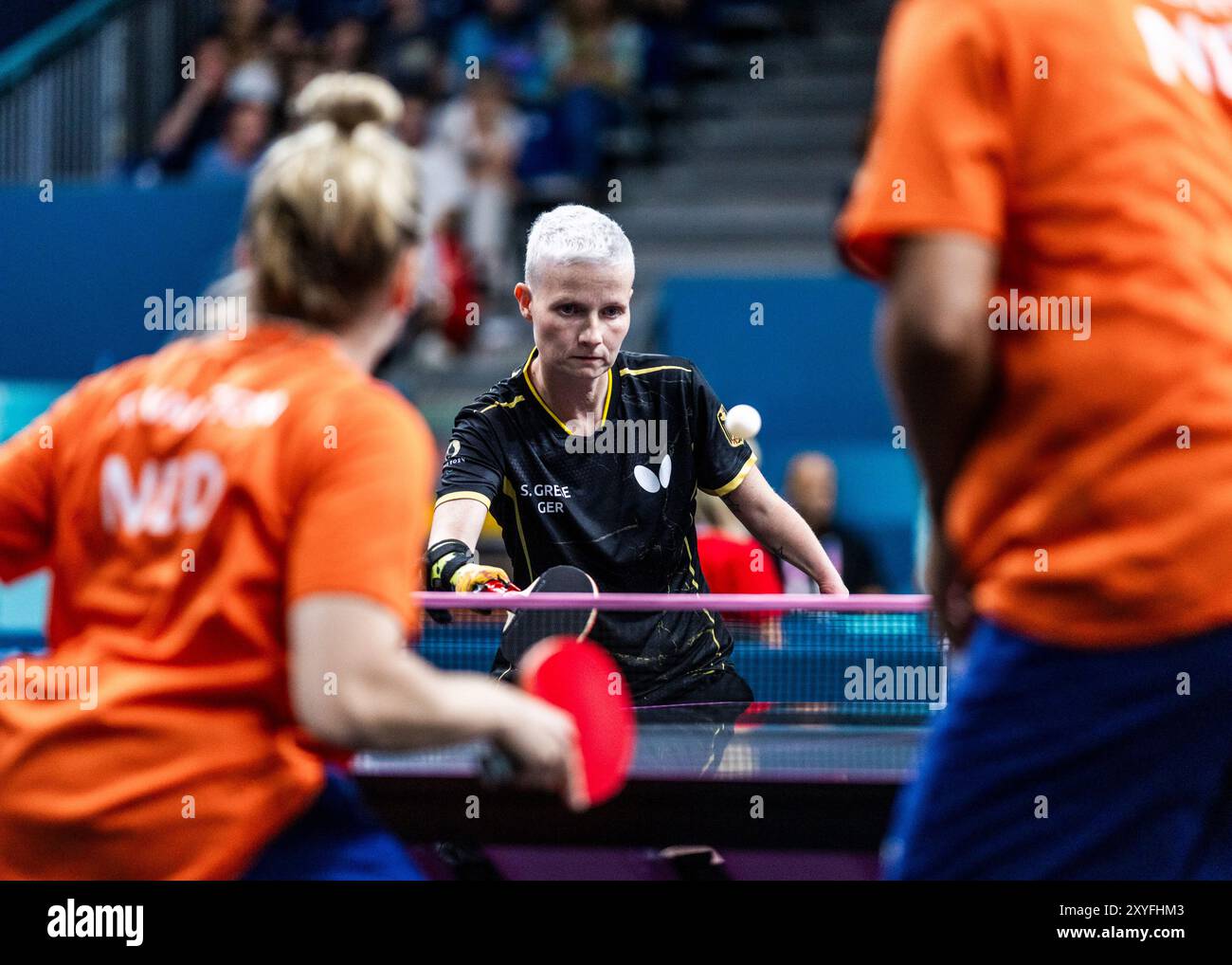 PARIS, FRANCE - AUGUST 29: Stephanie GREBE (GER) (in picture ...