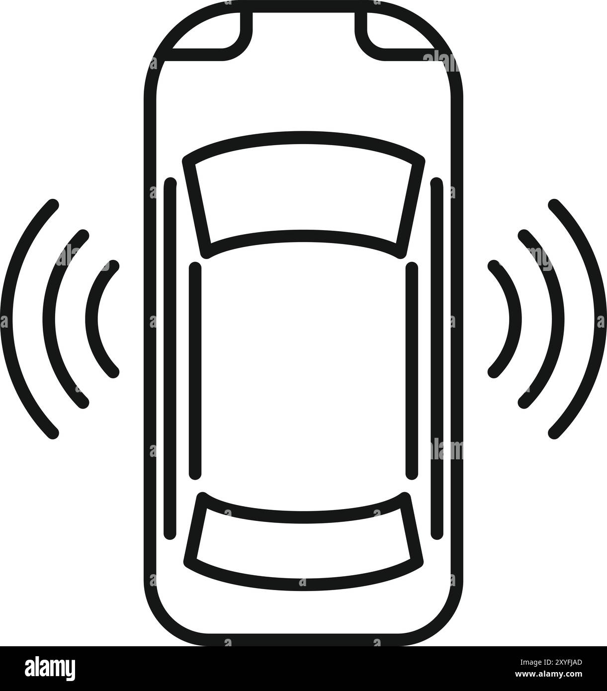 Object detection car Black and White Stock Photos & Images - Alamy