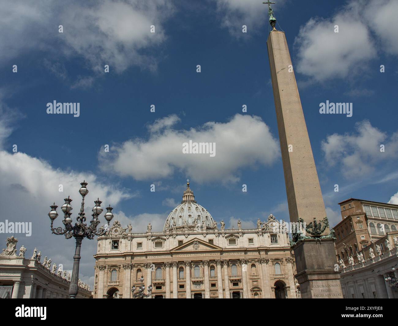 Church with copper roof and Renaissance architecture, flanked by an ...