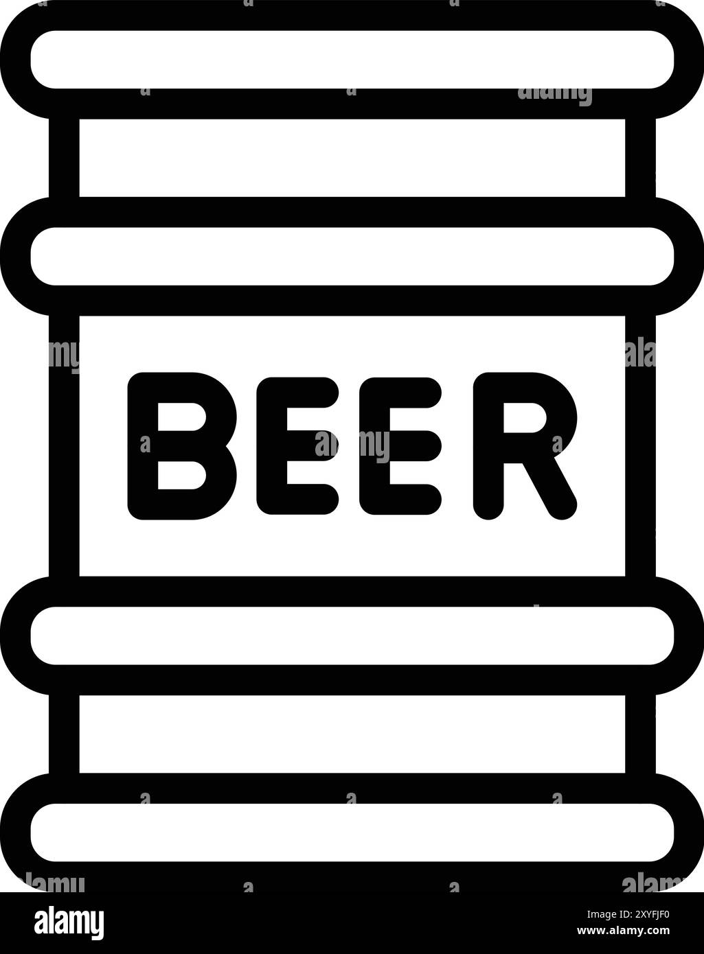 Beer keg clipart Black and White Stock Photos & Images - Alamy