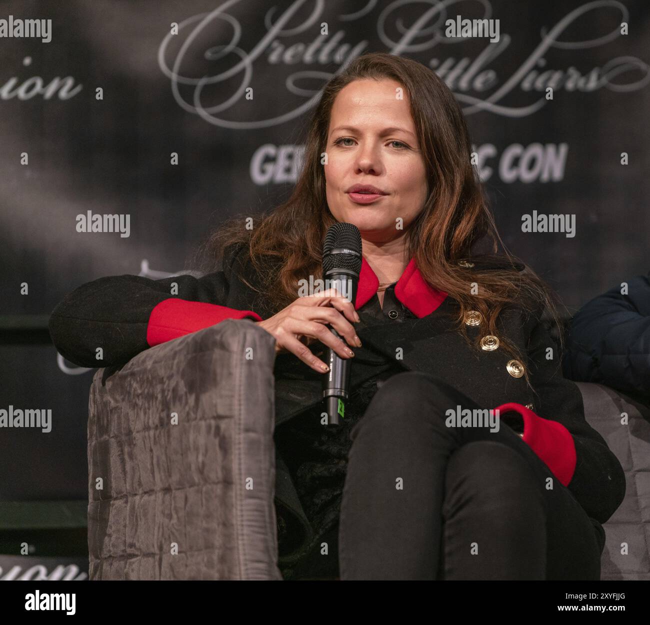 DORTMUND, GERMANY, December 7th 2019: Tammin Sursok (*1983, South ...