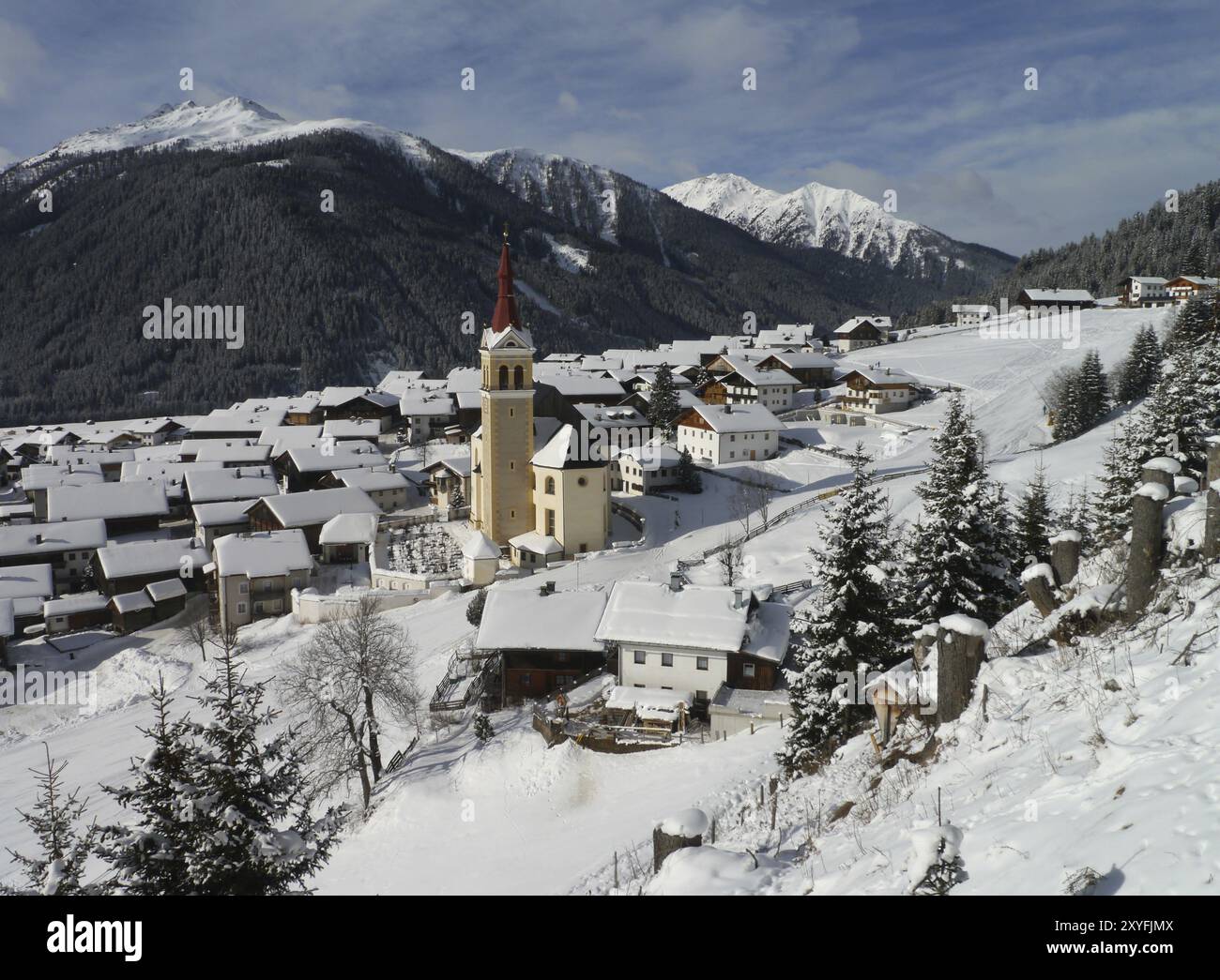 Obertilliach skiing hi-res stock photography and images - Alamy