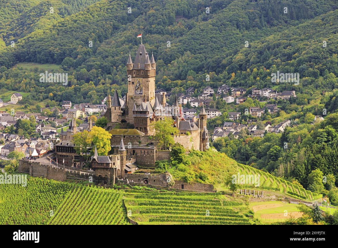 Cochem Imperial Castle, Cochem Castle 15 Stock Photo - Alamy