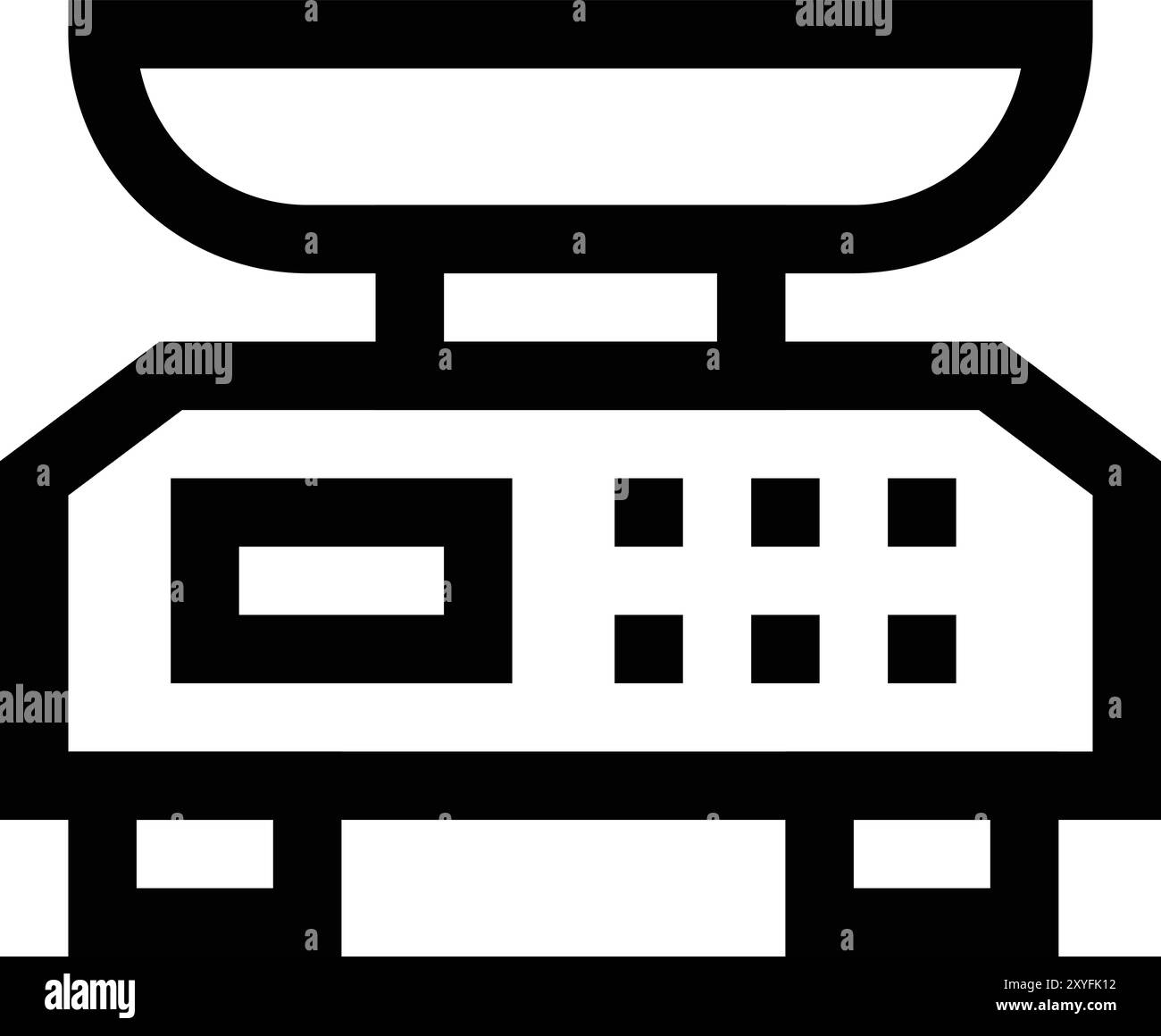 Balance scale clipart vector hi-res stock photography and images - Alamy