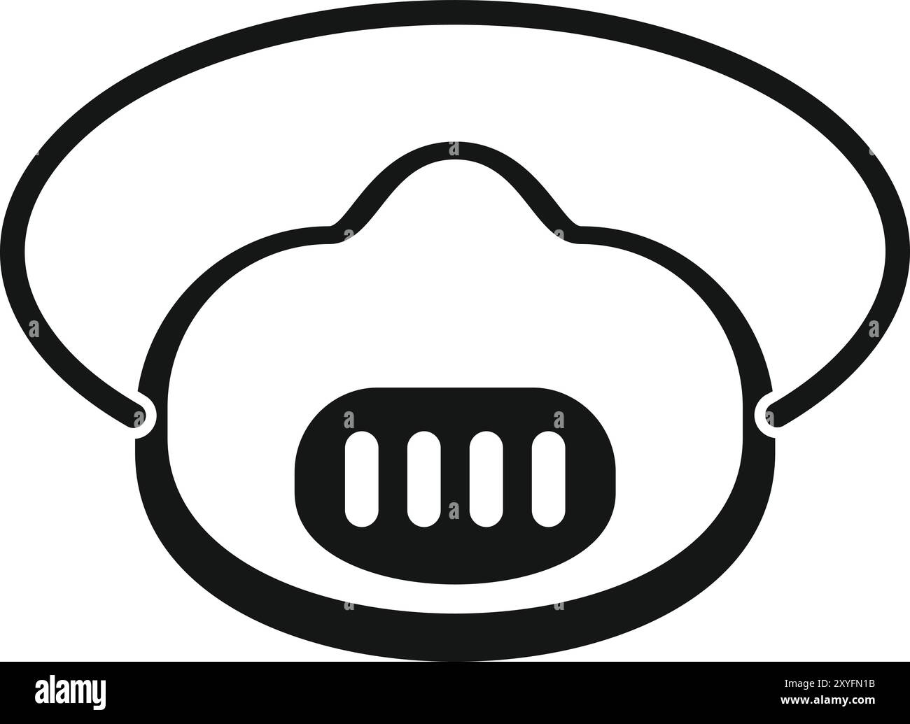 White ffp2 medical respiratory Black and White Stock Photos & Images ...