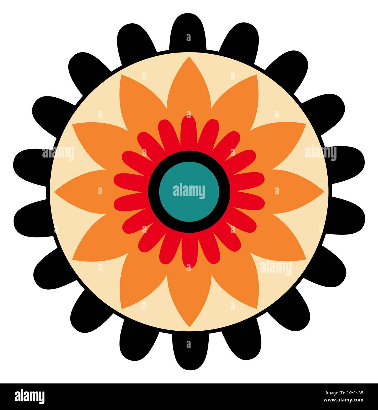 Design element cute flower hi-res stock photography and images - Alamy