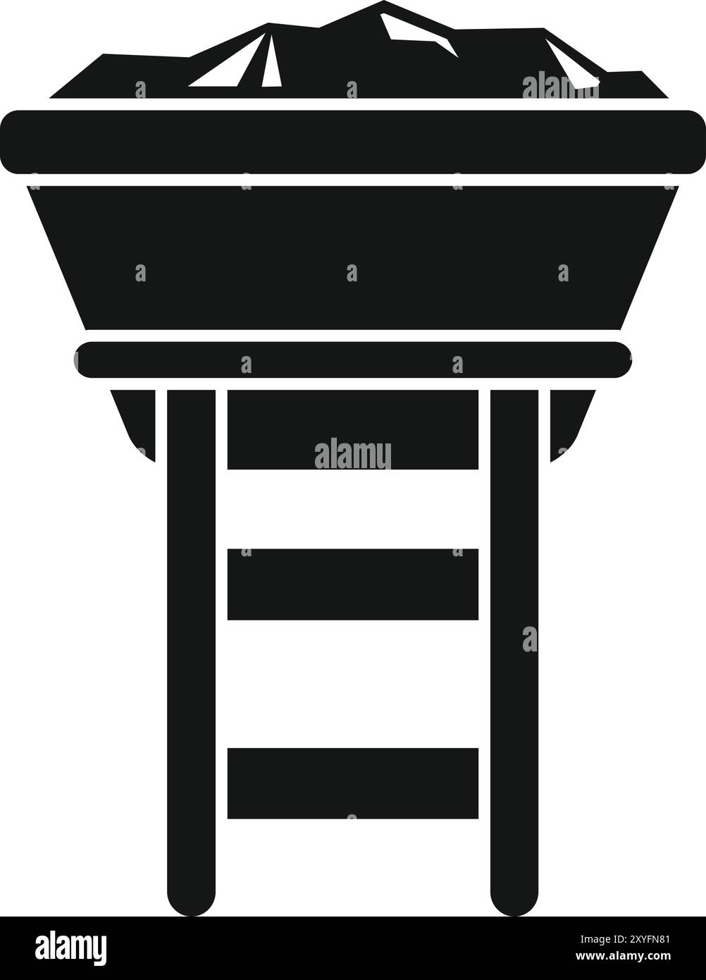 Combustible black sedimentary rock Stock Vector Images - Alamy