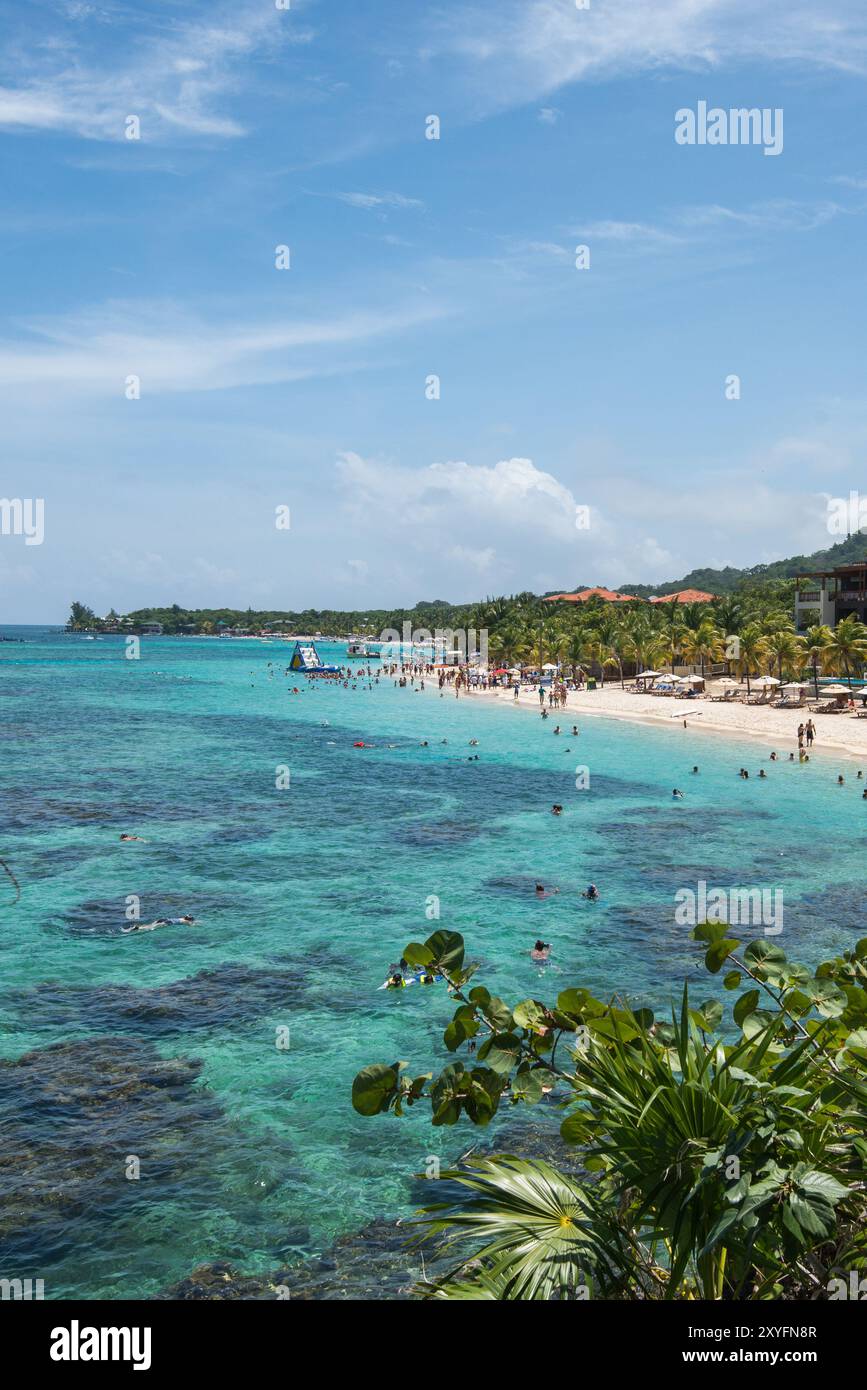West Bay, Roatan Honduras Stock Photo - Alamy