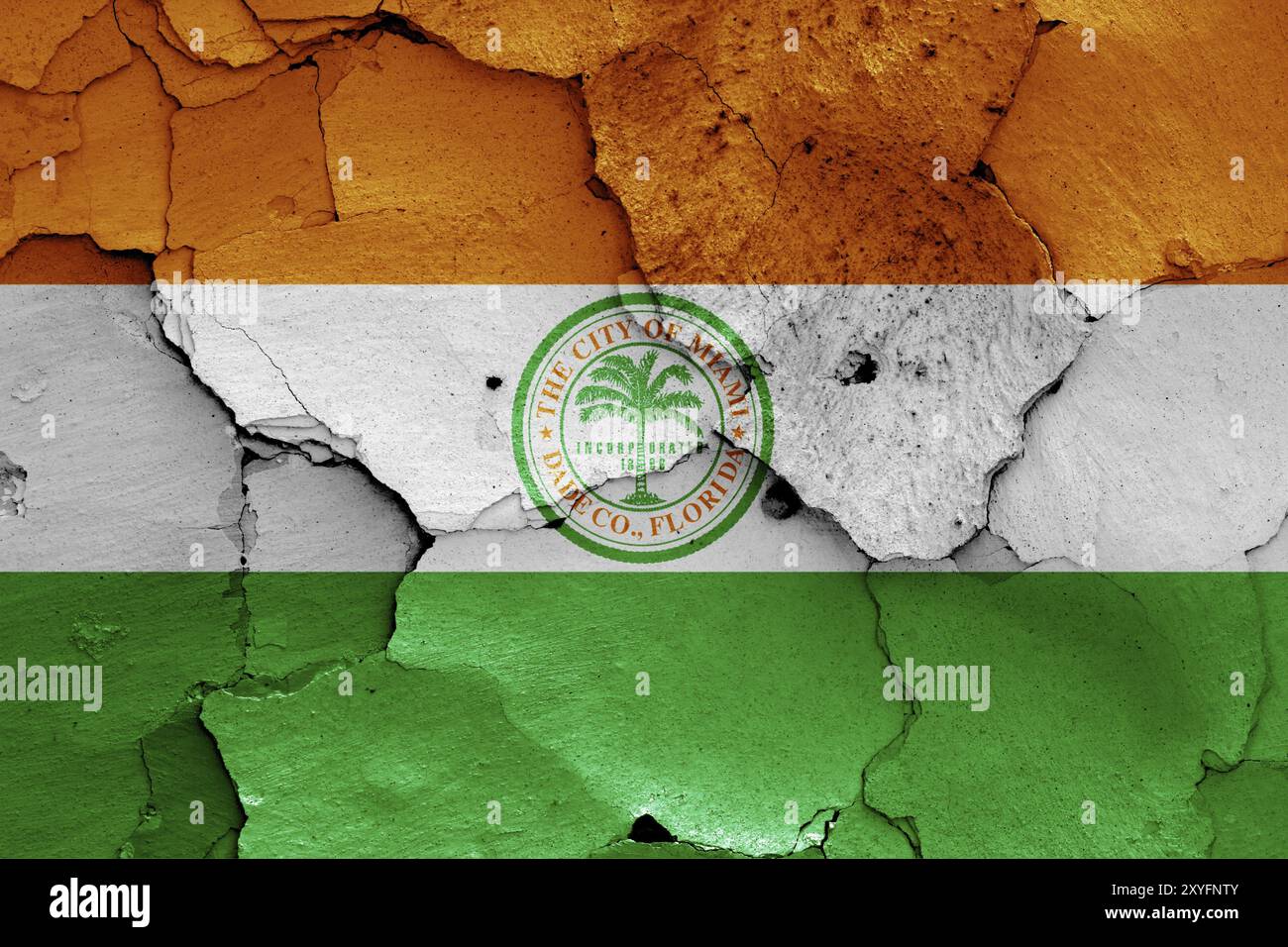 Miami florida us city flag hi-res stock photography and images - Alamy