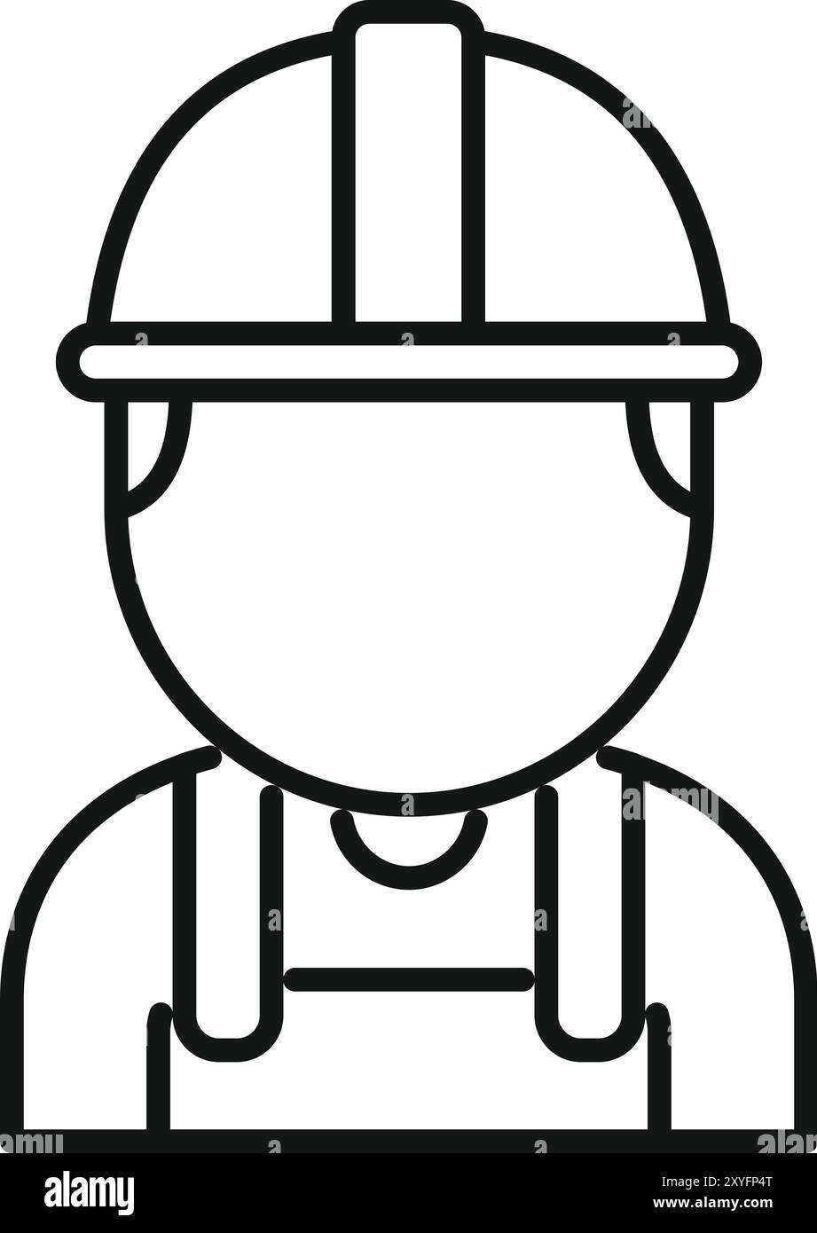 Blue safety uniform helmet Black and White Stock Photos & Images - Alamy