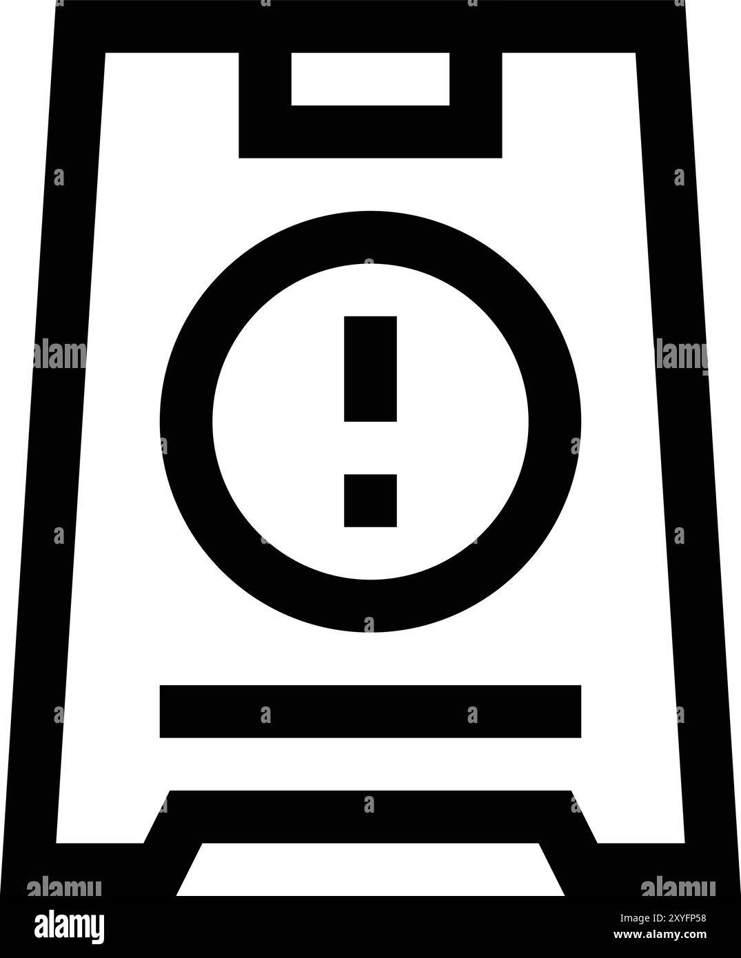 Caution sign clipart Black and White Stock Photos & Images - Alamy