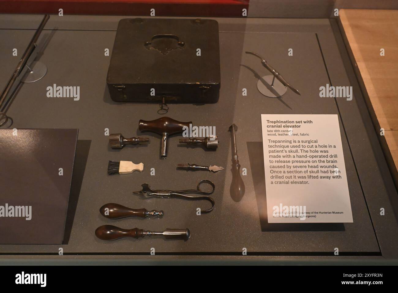 Trephination set, late 18th century Stock Photo - Alamy