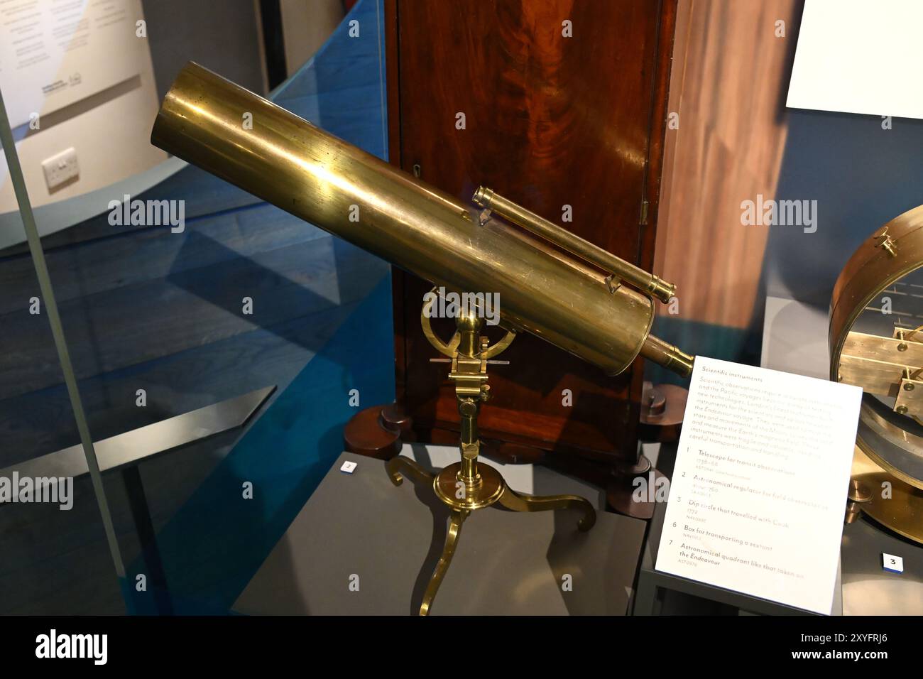 Telescope for transit observations 1738-68 on display at The National ...