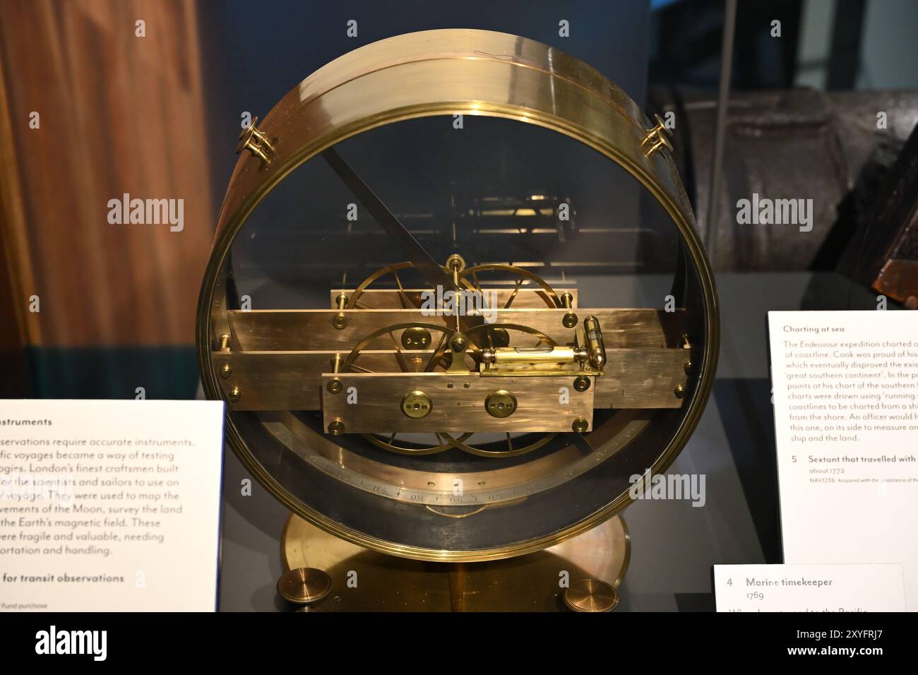 A Dip Circle that travelled with Captain James Cook - 1772 on display ...