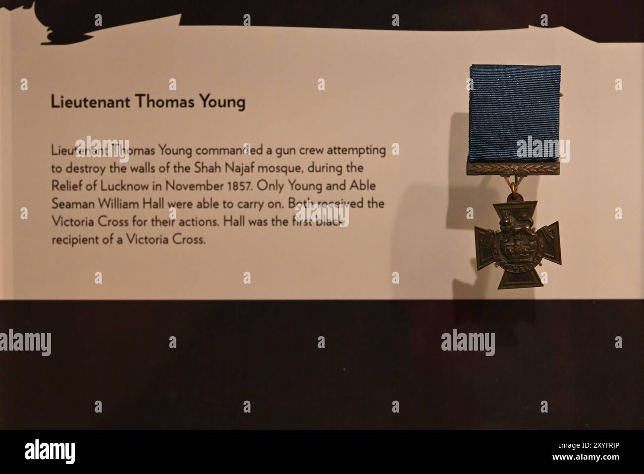 Victoria Cross awarded to Thomas James Young during the relief of ...