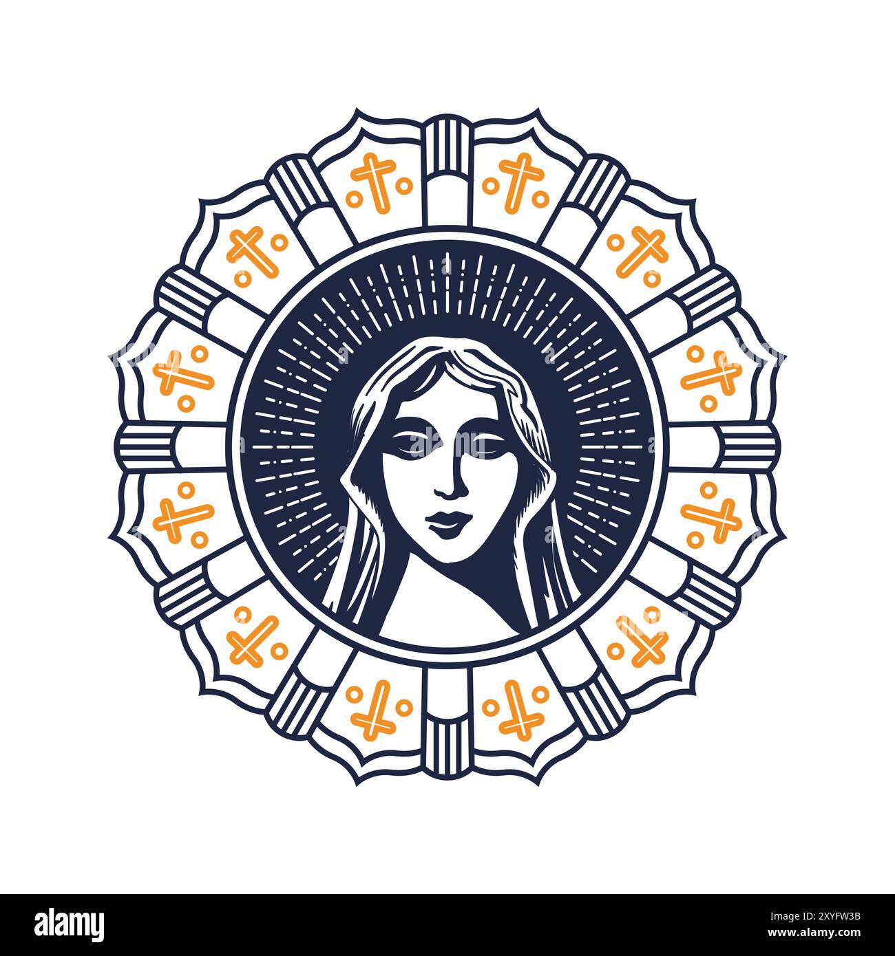 Vintage Christian Catholic Veil Nun Angel Woman Girl Lady Wing Pray ...