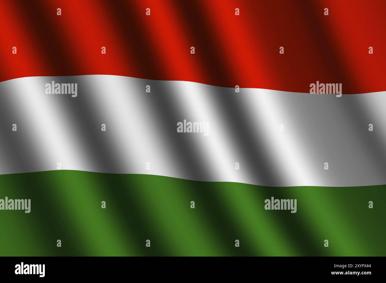 Hungarian flag blowing in wind hi-res stock photography and images - Alamy