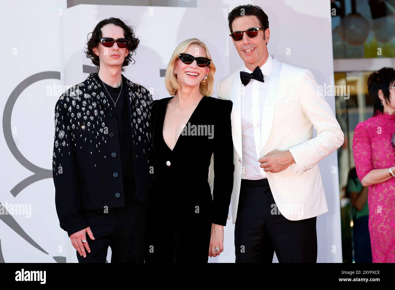 Kodi Smit-McPhee, Cate Blanchett und Sacha Baron Cohen bei der Premiere ...