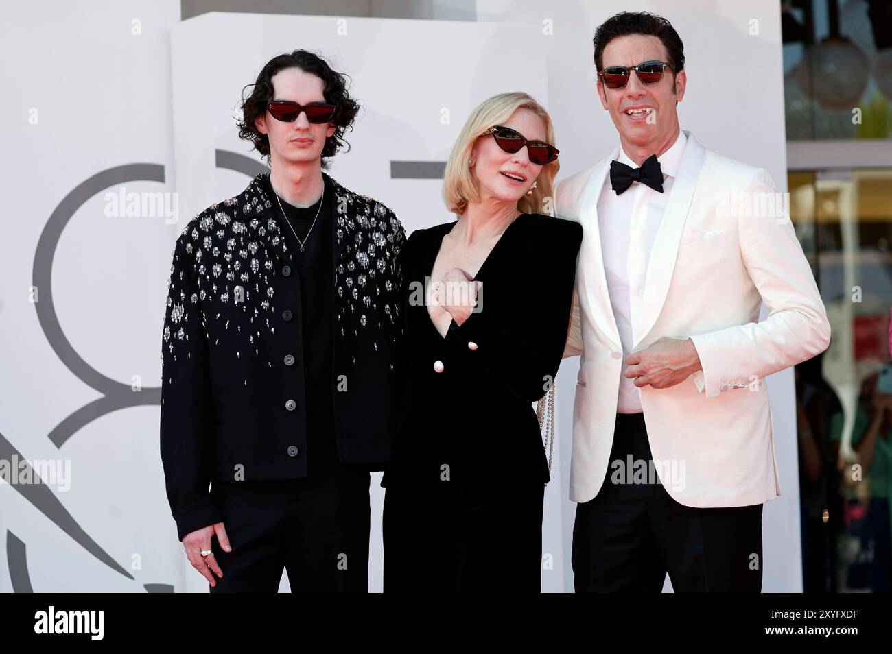 Kodi Smit-McPhee, Cate Blanchett und Sacha Baron Cohen bei der Premiere ...