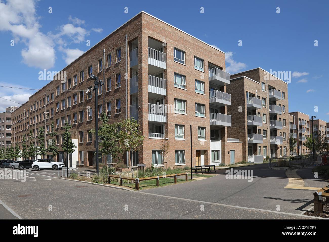New apartment blocks at the Barking Riverside development in East ...