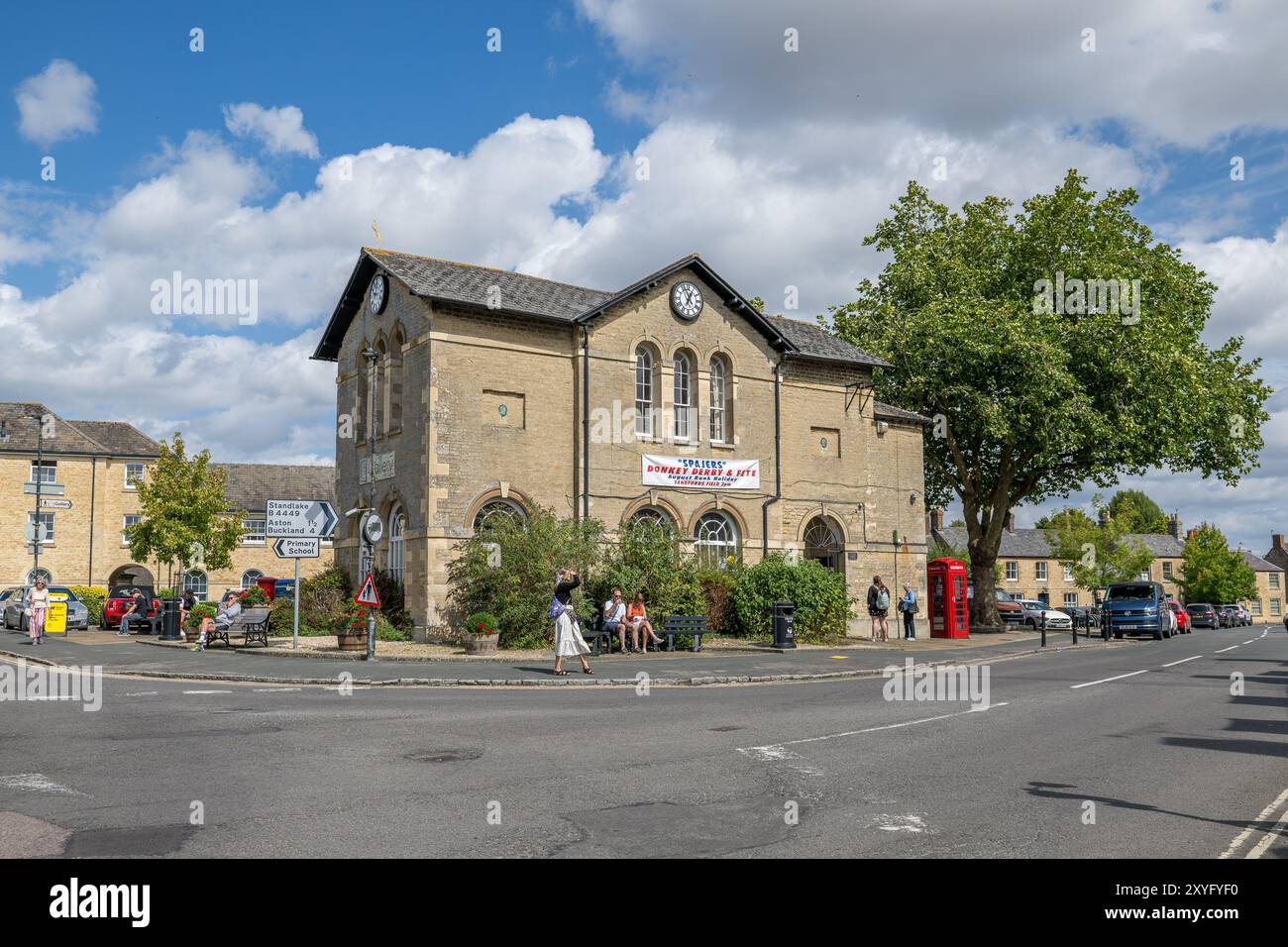 St Mary's Church,Bampton,Downton Abbey Location Stock Photo - Alamy