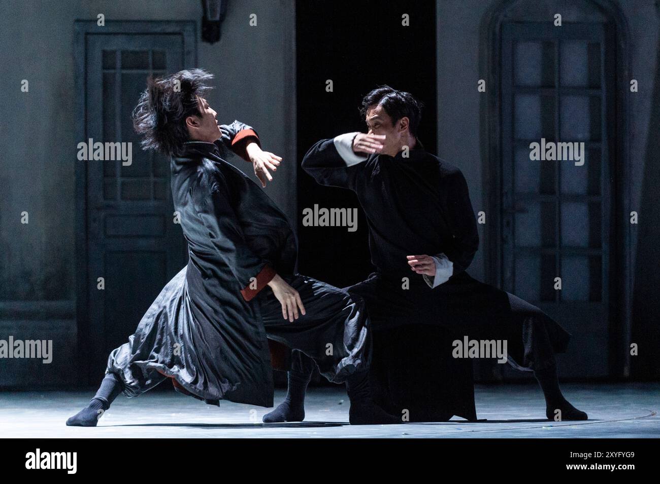 London, UK. 29 August 2024. (R) Chang Hongji as Yip Man fights Zhang ...
