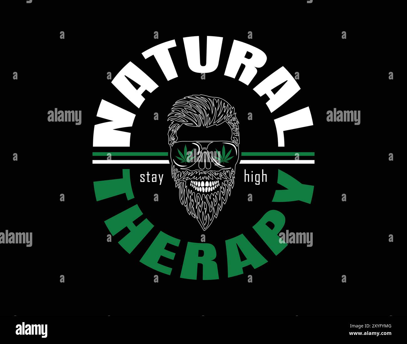 Weed typography Stock Vector Images - Alamy