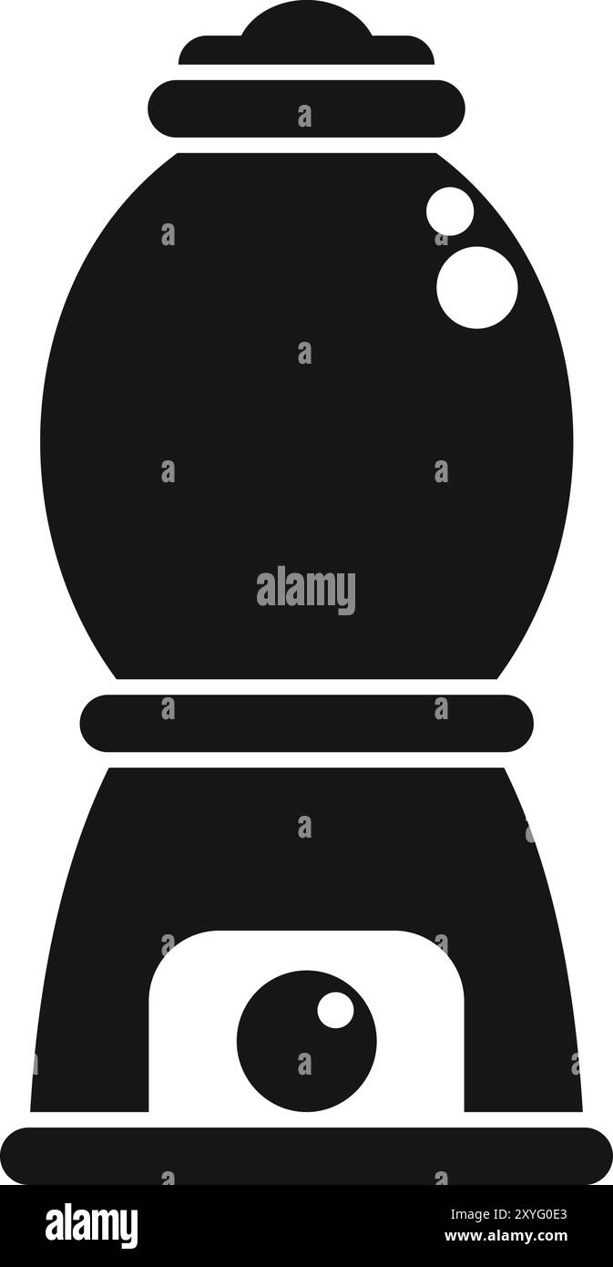 This simple icon of a biogas plant is perfect for projects related to ...