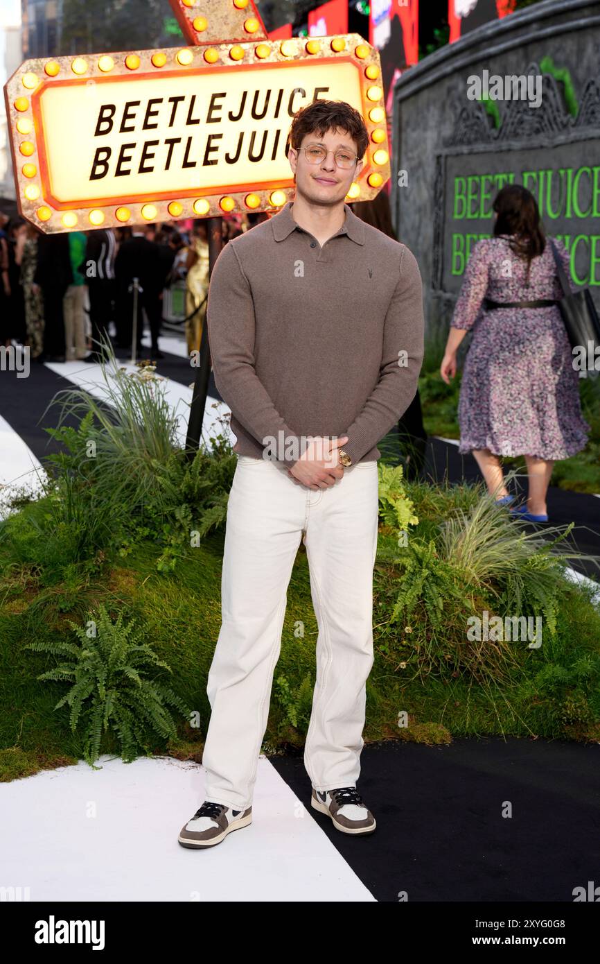 Matt Rife arrives at the premiere of "Beetlejuice Beetlejuice" on ...