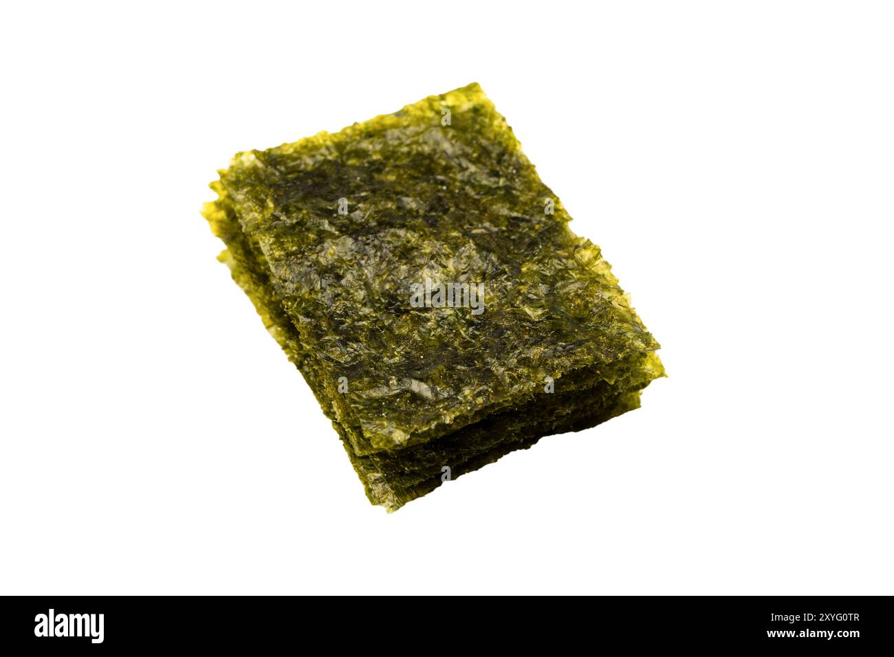Tasty nori seaweed isolated on a white background Stock Photo - Alamy