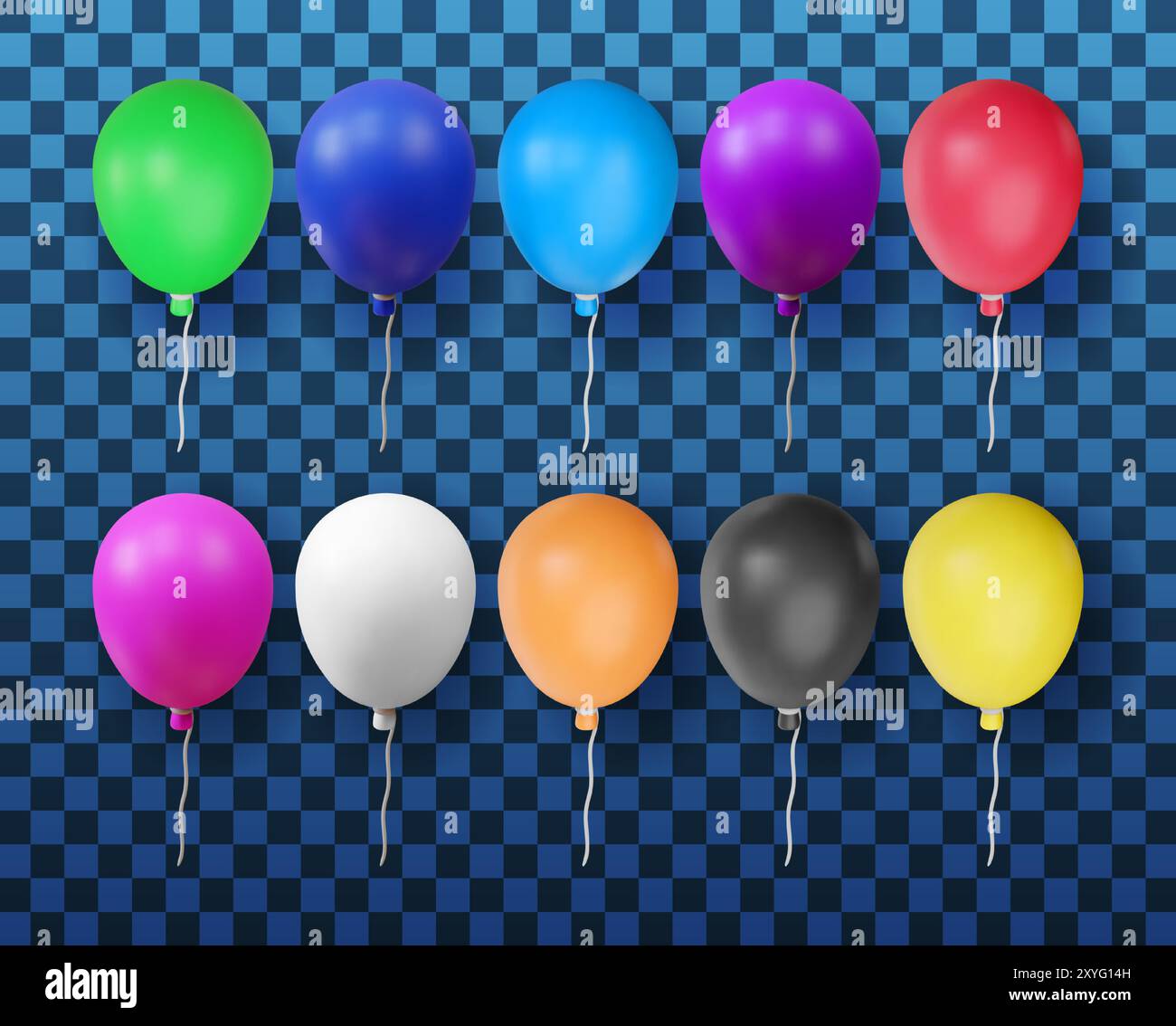 3D set of balloon isolated Stock Vector Image & Art - Alamy