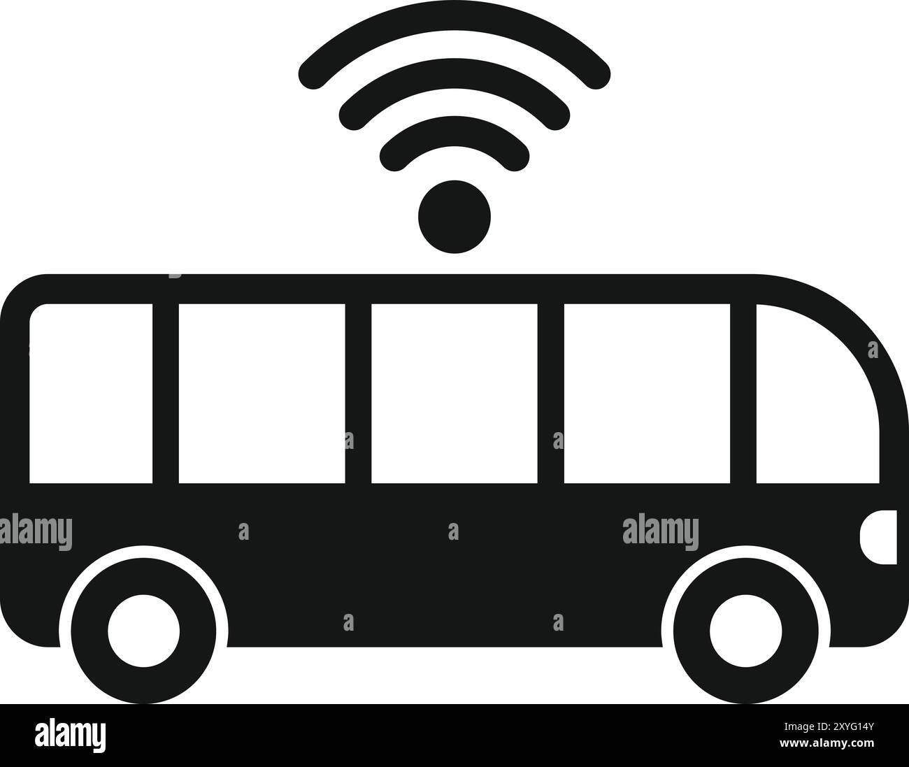 Modern city wireless communication network Black and White Stock Photos ...