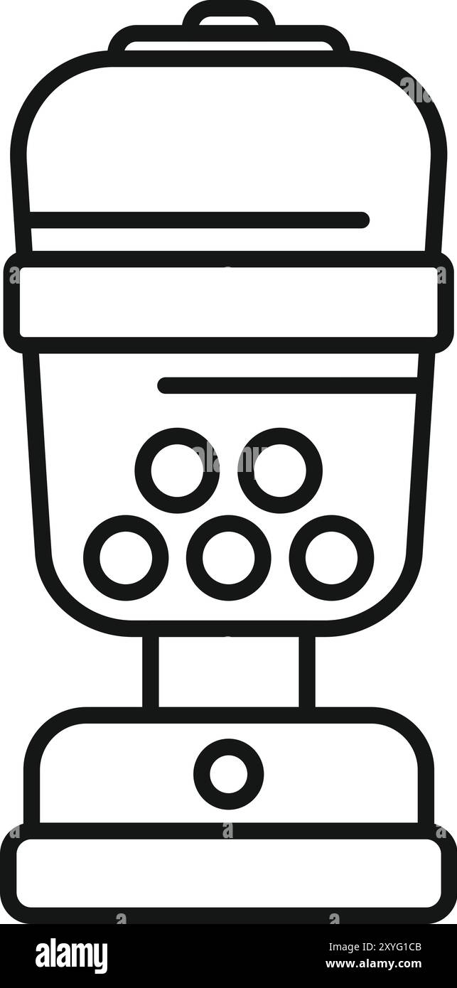 Modern lottery machine is selecting the winning numbers Stock Vector ...