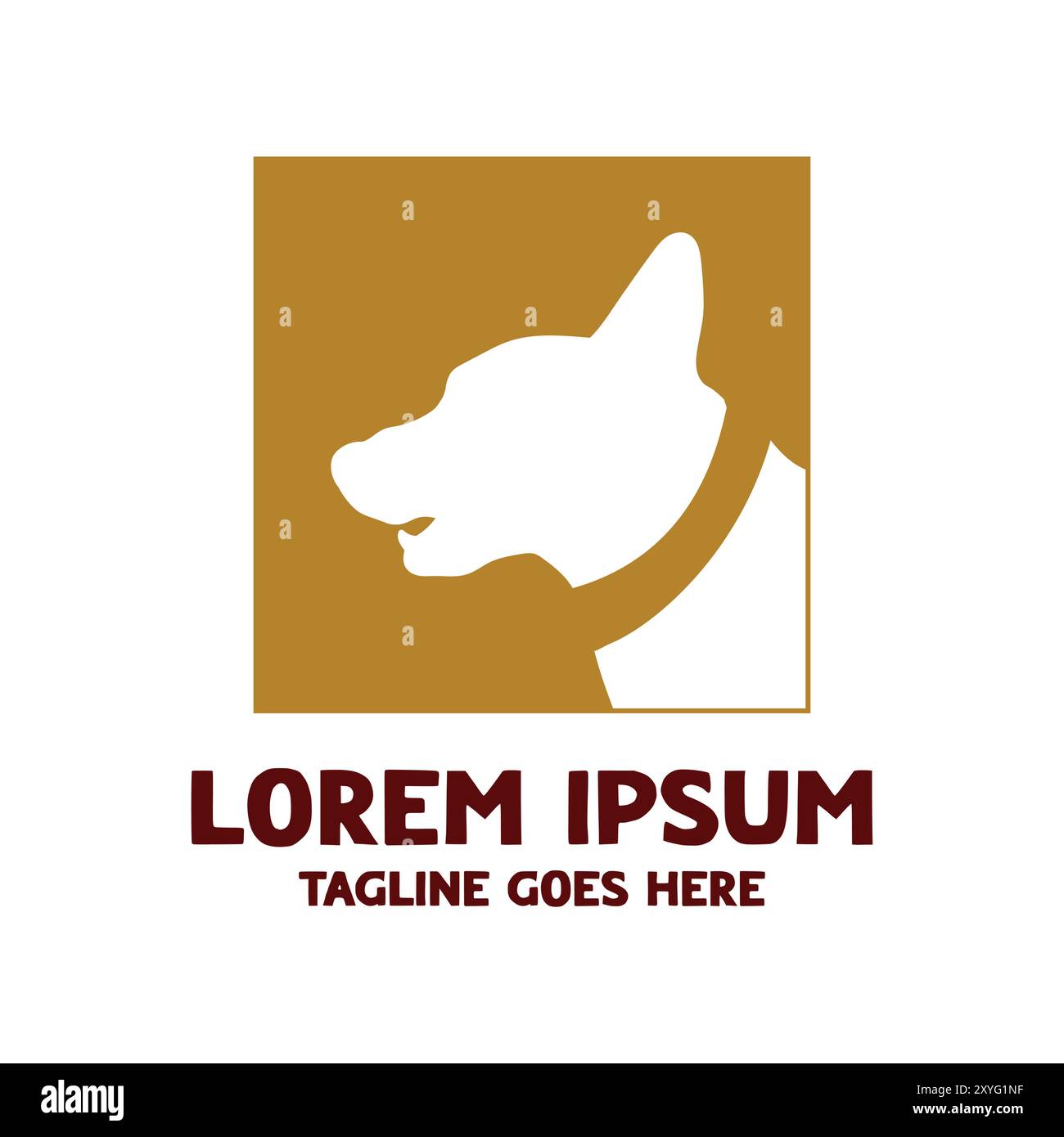 Paw monogram Stock Vector Images - Alamy