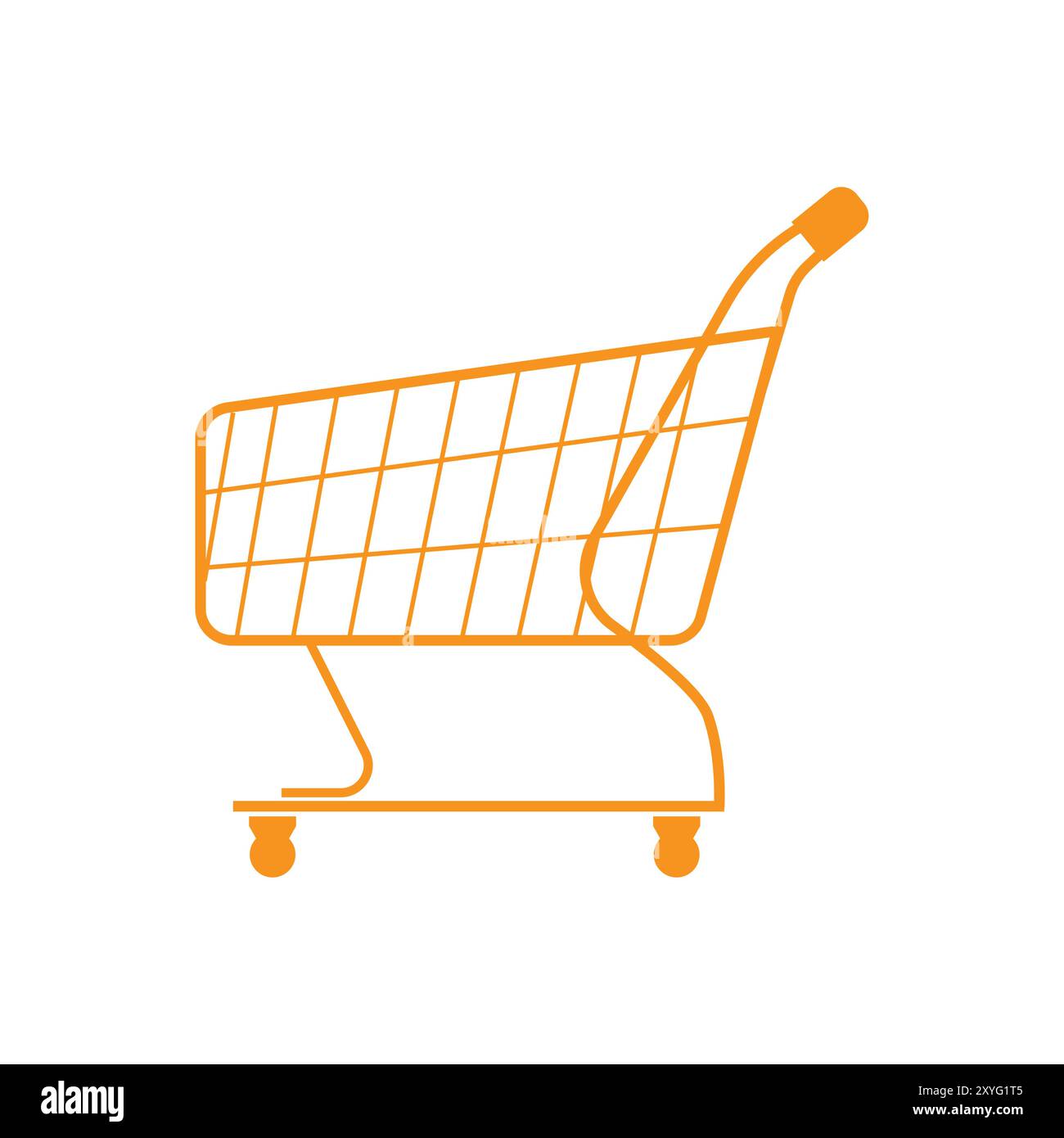 Isolated Simple Shopping Cart Basket Icon Illustration Design Vector ...