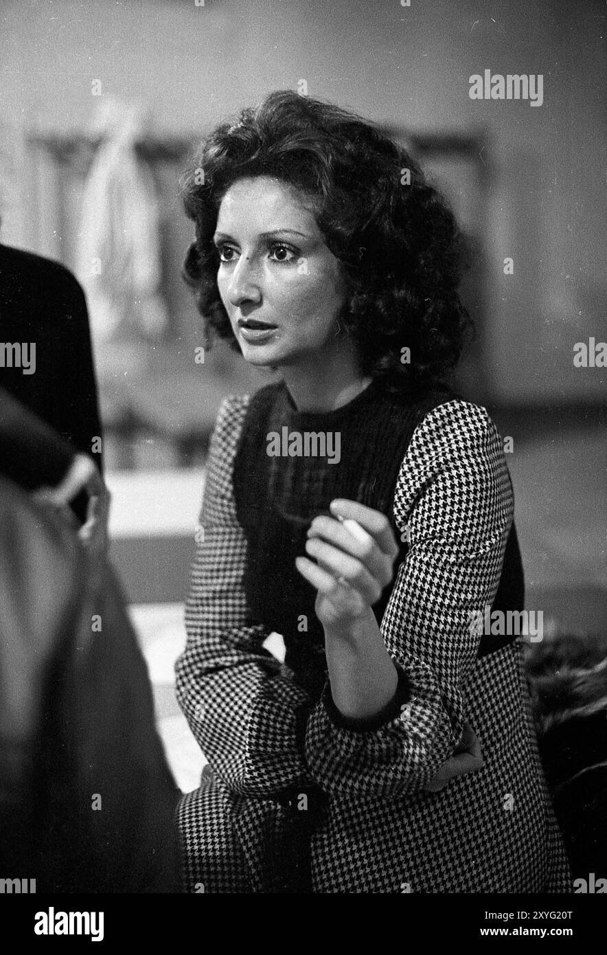 Argentine film and theater actress Norma Aleandro posing for the ...