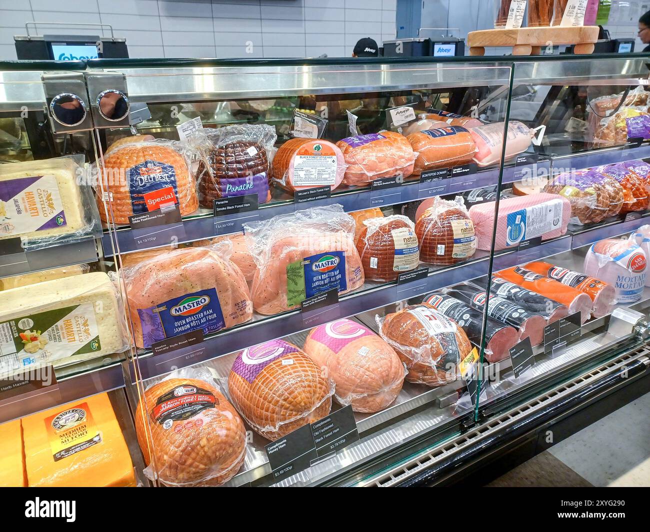 Toronto, On, Canada - August 28, 2024: View at the deli and cheese ...
