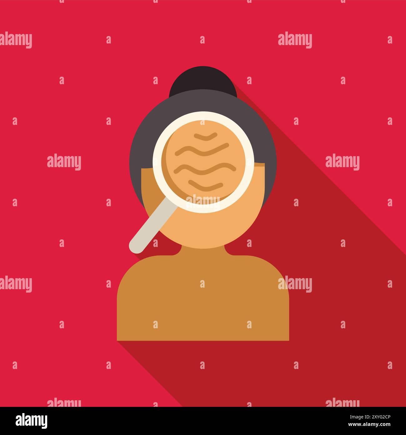 Doctor examining skin on Stock Vector Images - Alamy