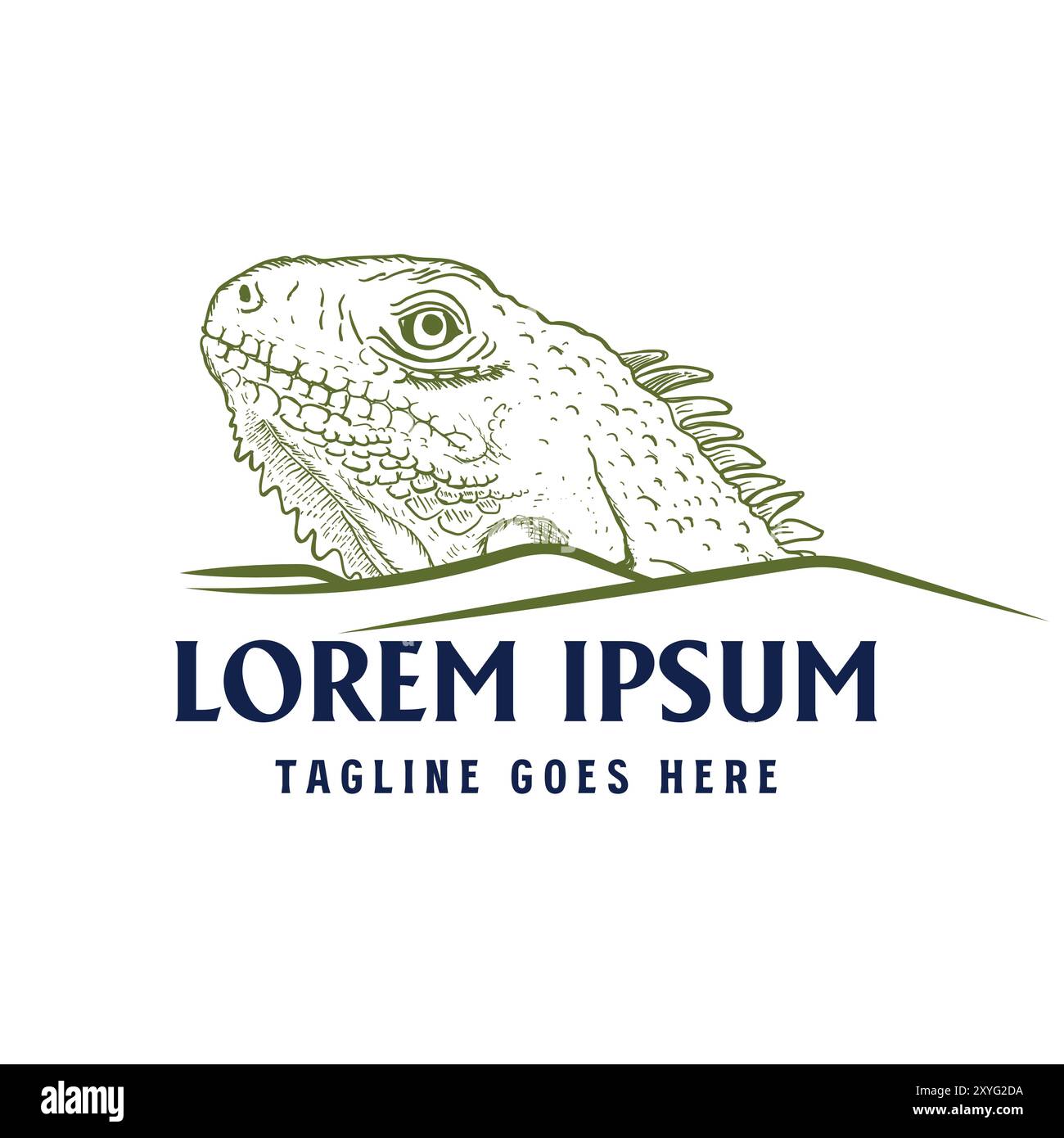 Lizard head wilderness Stock Vector Images - Alamy