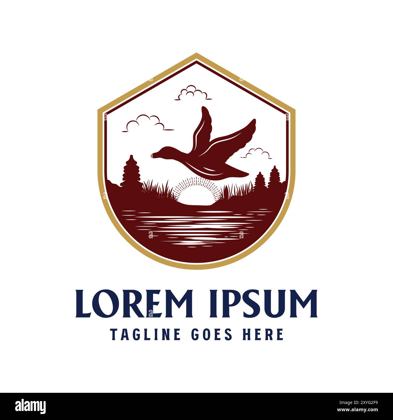 Duck creek Stock Vector Images - Alamy