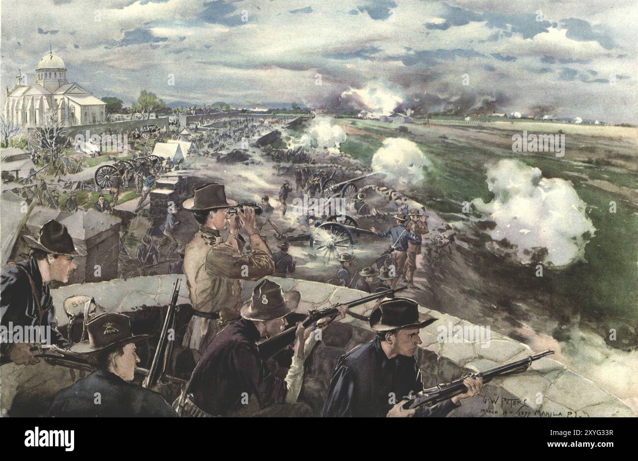 The Battle of Caloocan, February 10, 1899. Major General Arthur ...