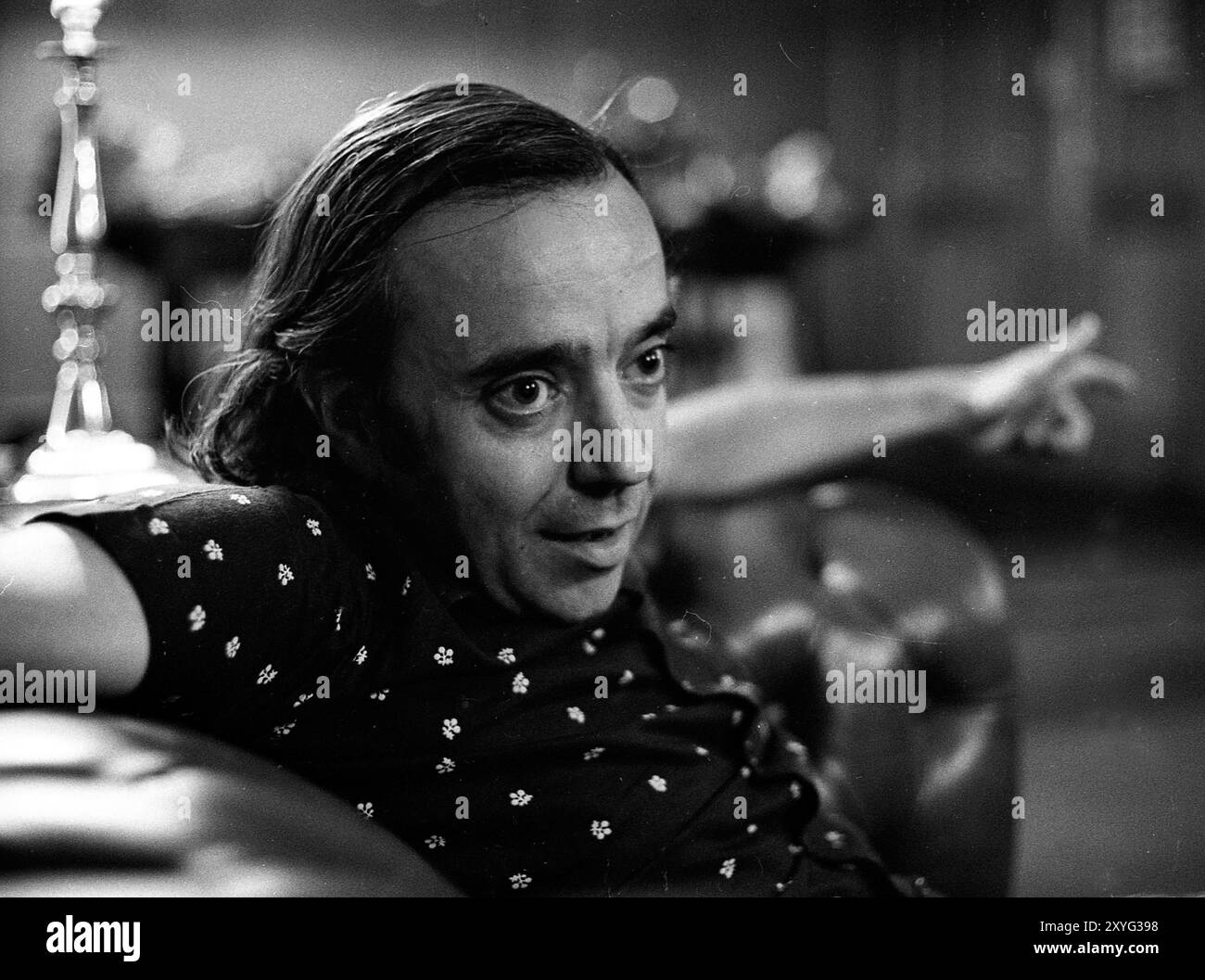 Argentine TV presenter José Nicolás "Pipo" Mancera, during an interview ...