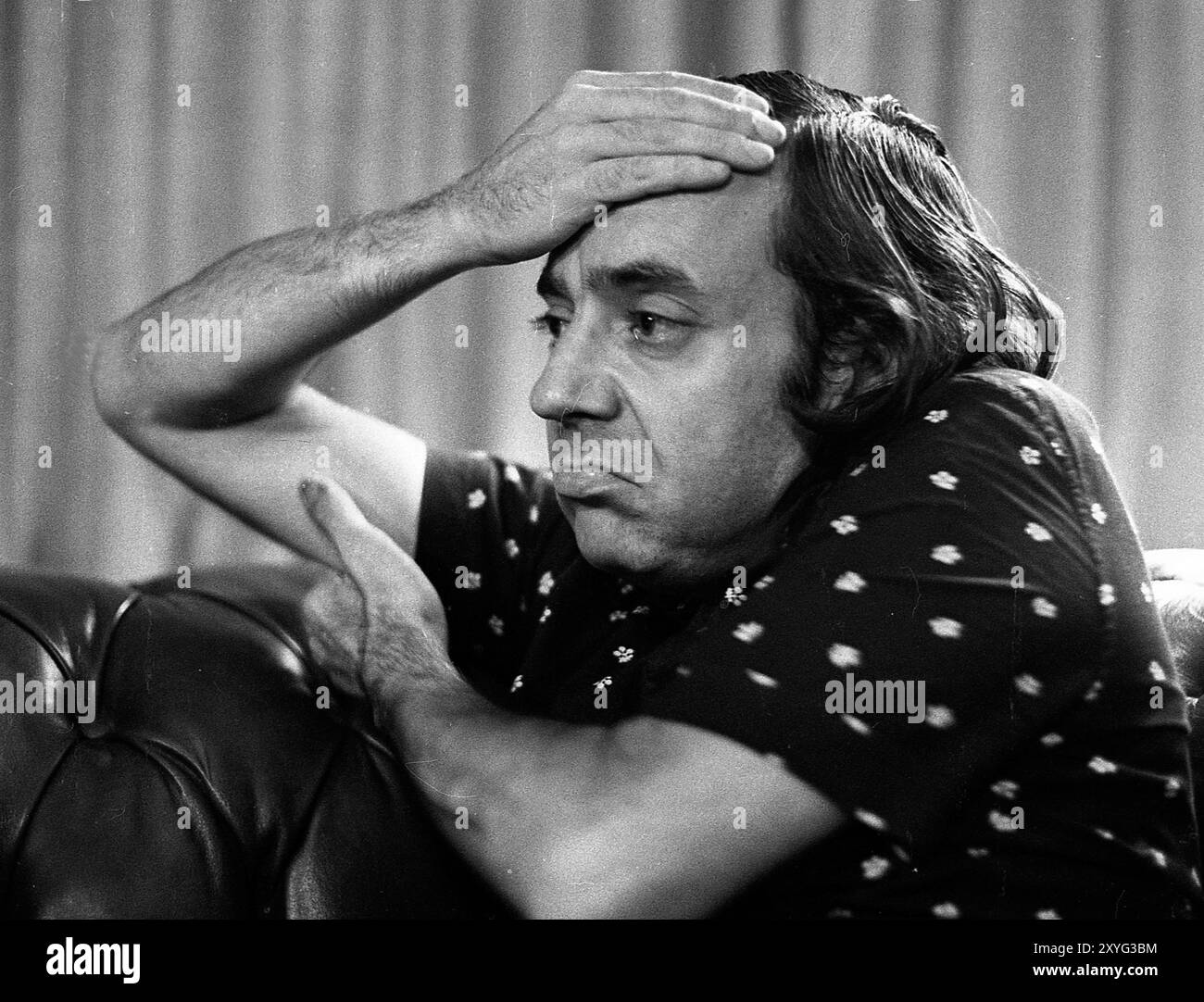 Argentine TV presenter José Nicolás "Pipo" Mancera, during an interview ...