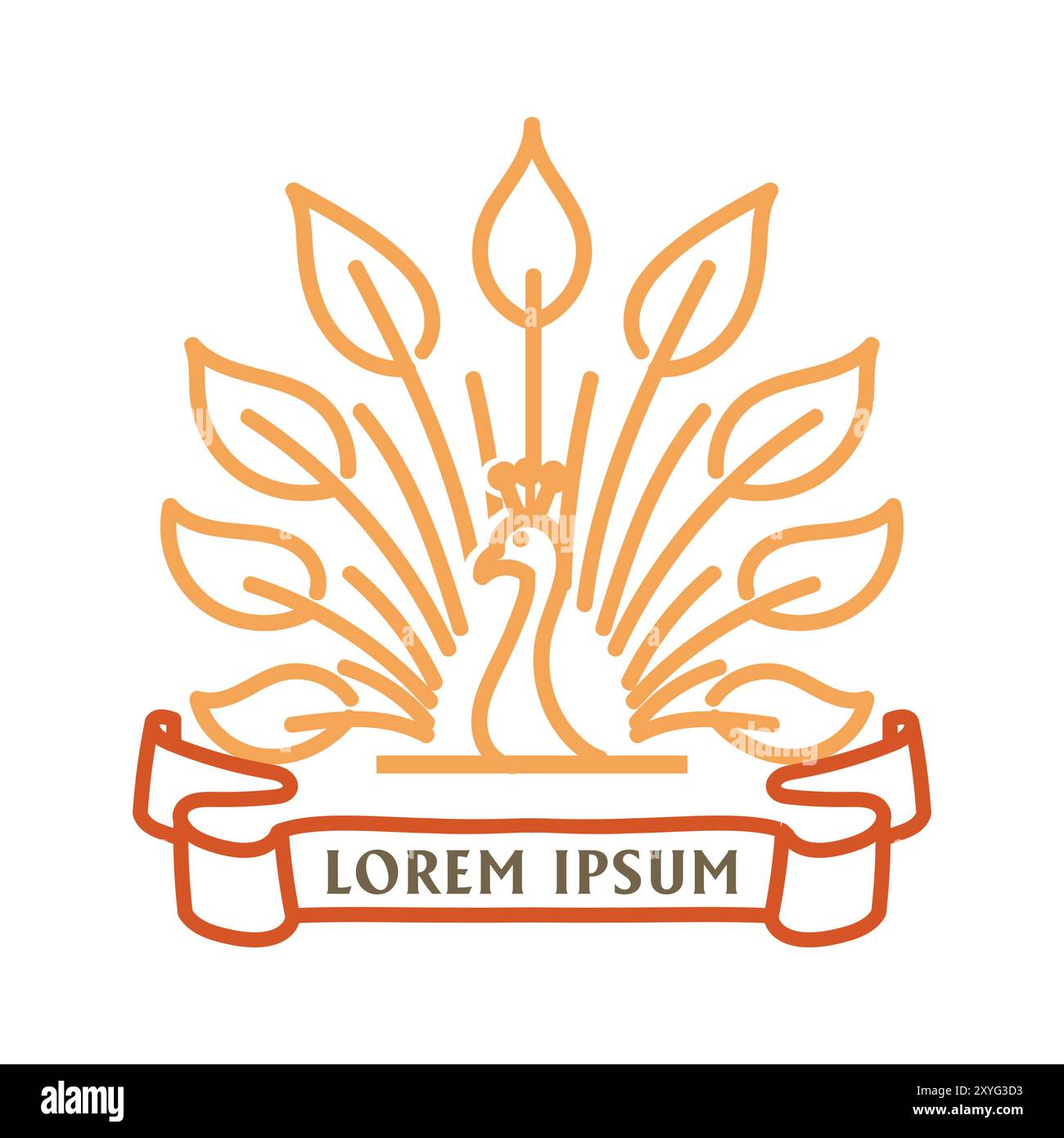 Leaves spread Stock Vector Images - Alamy